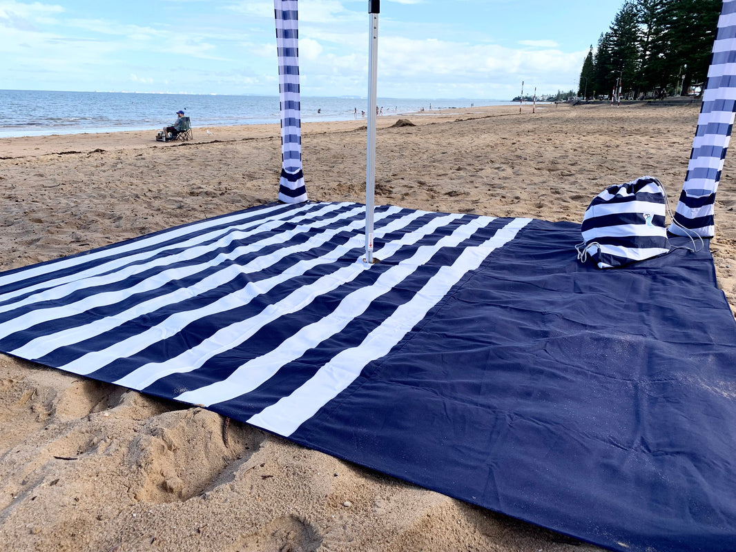 Holey Mats | Extra large sand free beach mats with hole in the middle ...